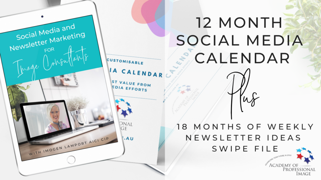 12 Month Social Media Calendar Plus 18 Months of Weekly Newsletter ...